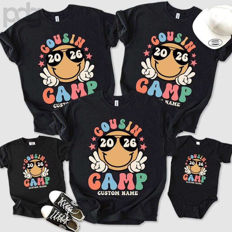 Cousin Camp 2026 T-shirt: Summer Family Reunion Matching Tee - Etsy
