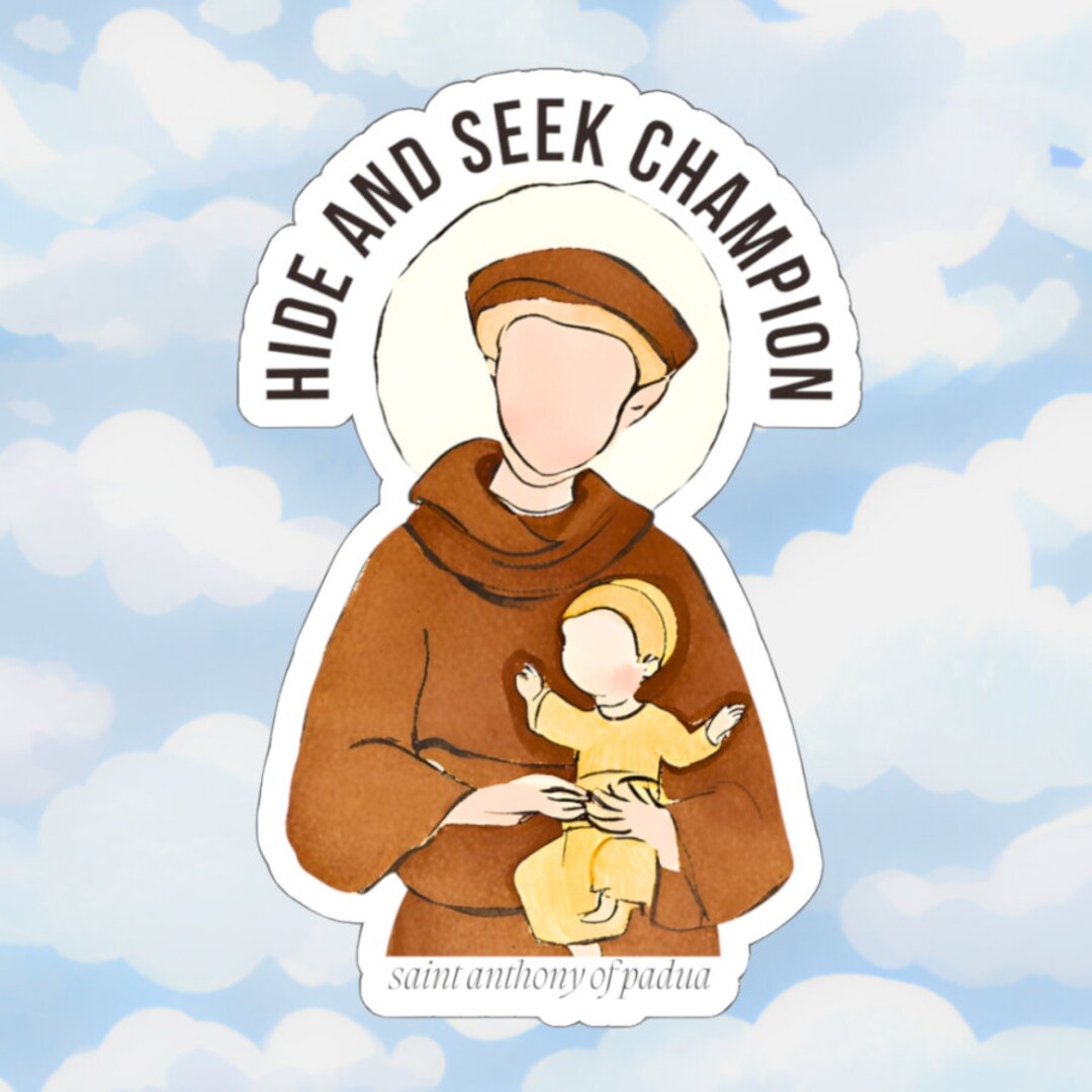 St. Anthony of Padua Catholic Sticker - Etsy