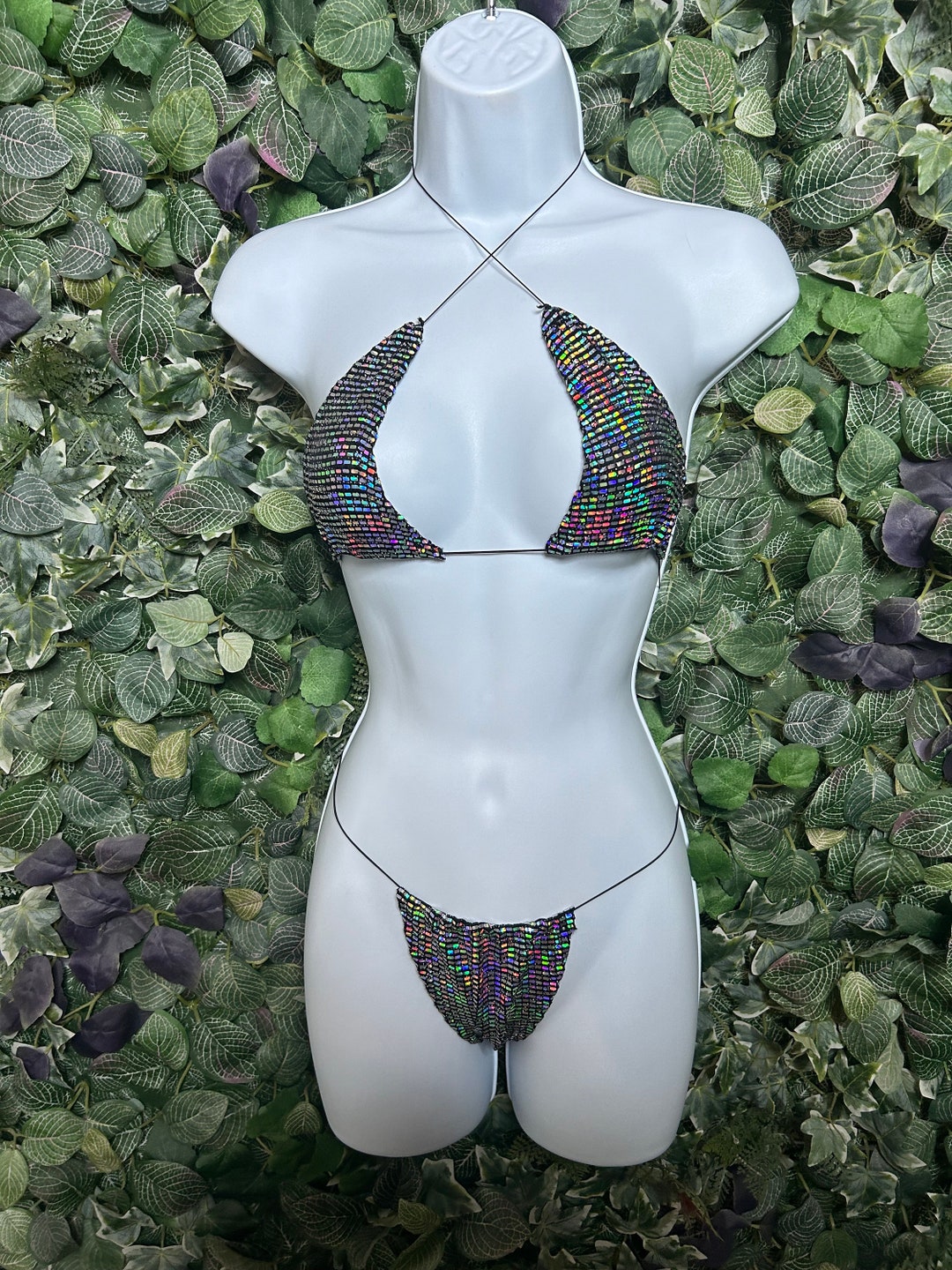 Disco Exotic Dancer Wear Microkini - Etsy