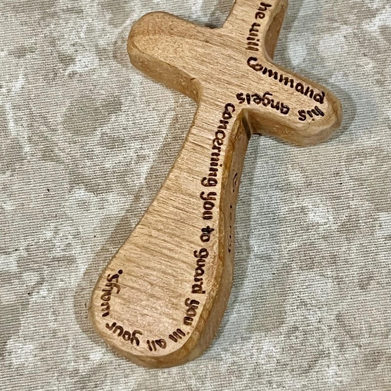 Hand Held Prayer Cross - Etsy