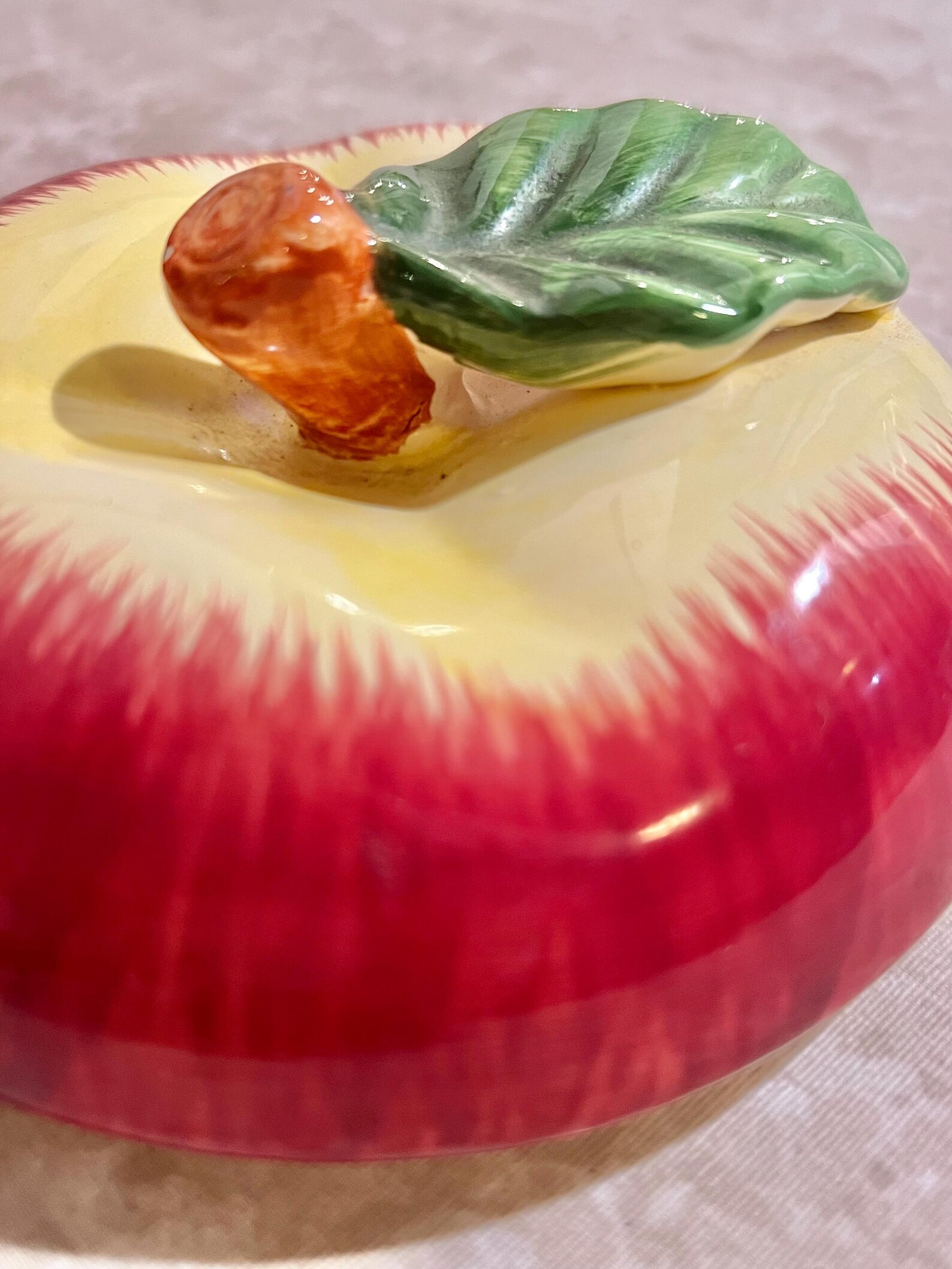 Vintage Ceramic Apple Jar With Lid. Storage Jar. Apple Lover. Kitchen ...