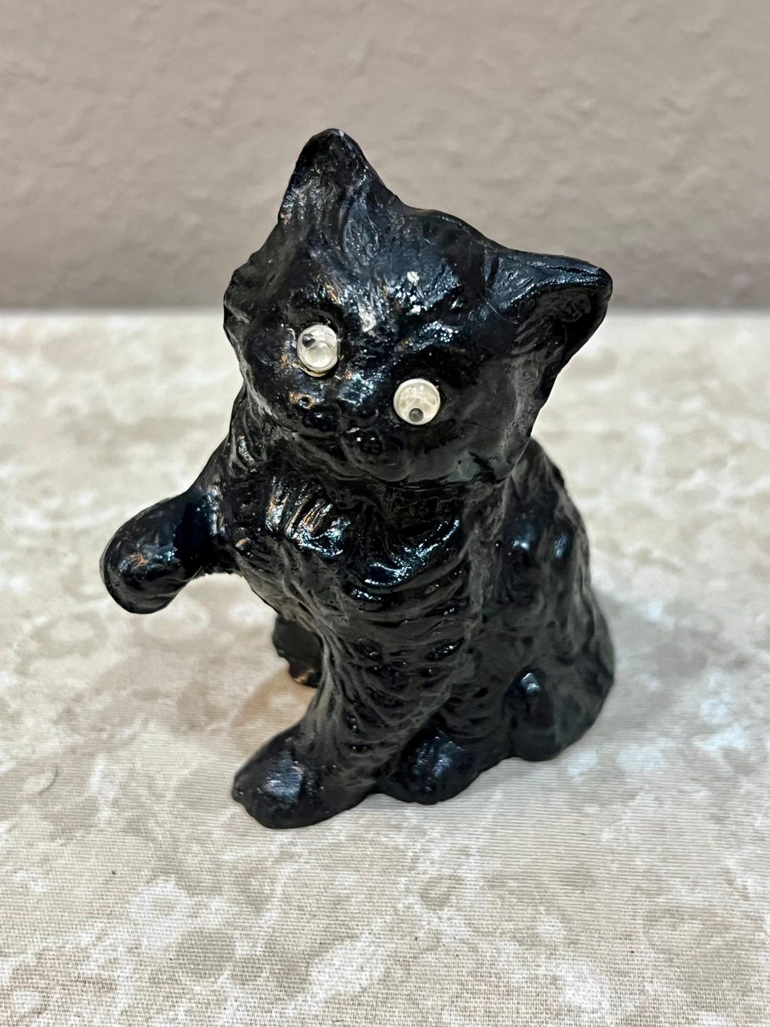 Vintage Handcrafted West Virginia Coal Black Cat Figurine - Etsy