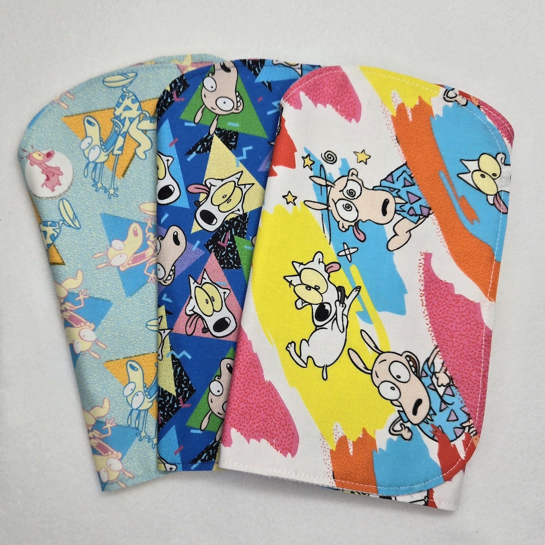 Wacky Wallaby | Set of 3 Contoured Cotton Burp Cloths - Etsy