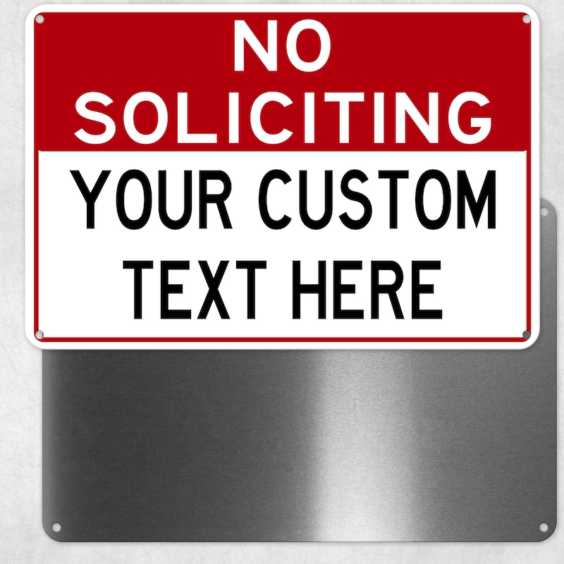 No Soliciting for Gate - Etsy