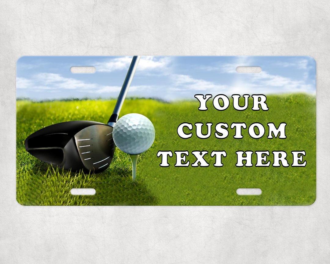Golf Custom Text License Plates, Vanity Plate, Novelty Car Tag ...