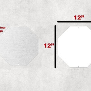 Santa Stop Here Christmas Octagon Shaped Aluminum Sign (12"x12"), Gate ...