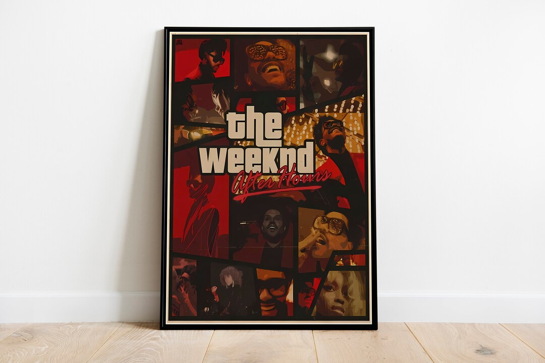 The Weeknd Poster Print Music Poster Album Cover Poster Wall Decor ...