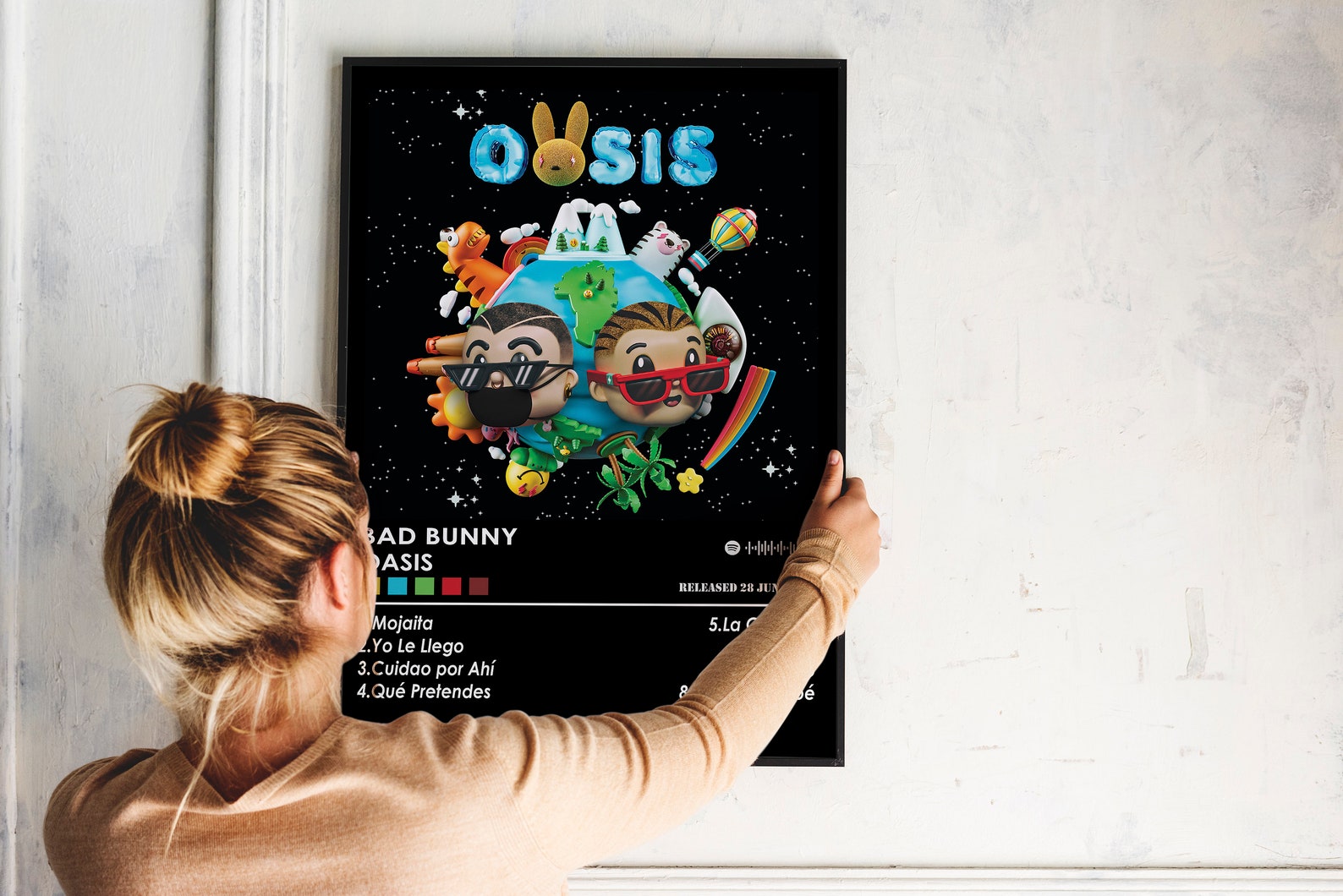 Bad Bunny Poster Print Oasis Poster Music Poster Album Cover Poster ...