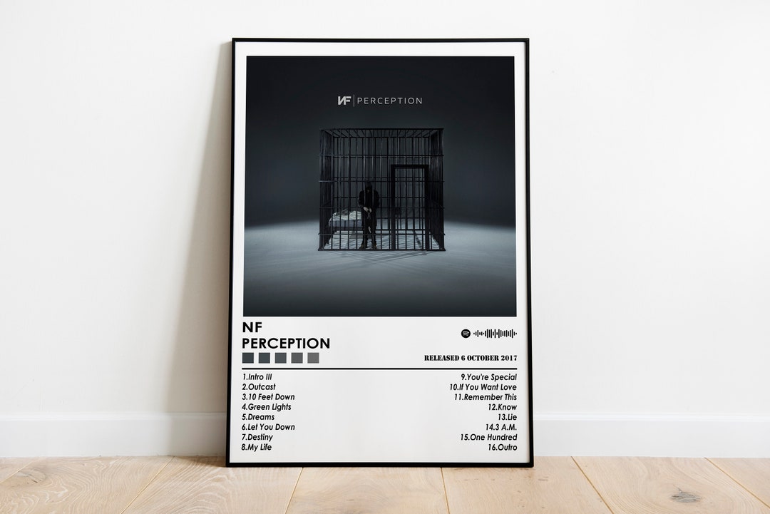 Nf Poster Print Perception Album Poster Music Poster Album Cover Poster ...