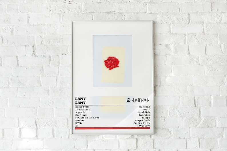 Lany Poster Print Lany Album Music Poster Album Cover Poster Wall Decor ...
