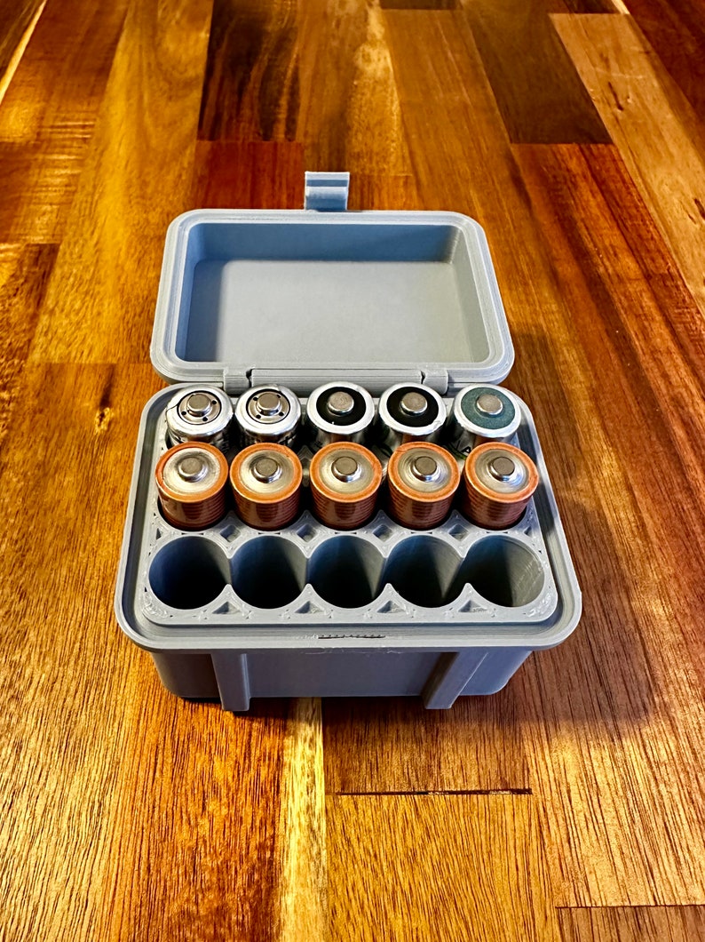 3D Printed AA/AAA Battery Box - Etsy