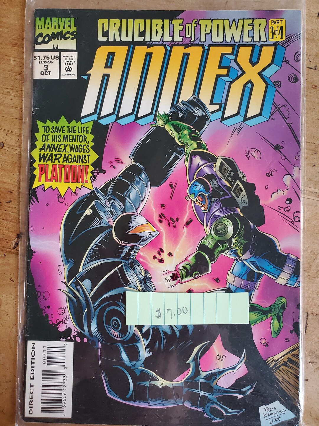 Vintage Marvel Comic Crucible of Power ANNEX - Etsy