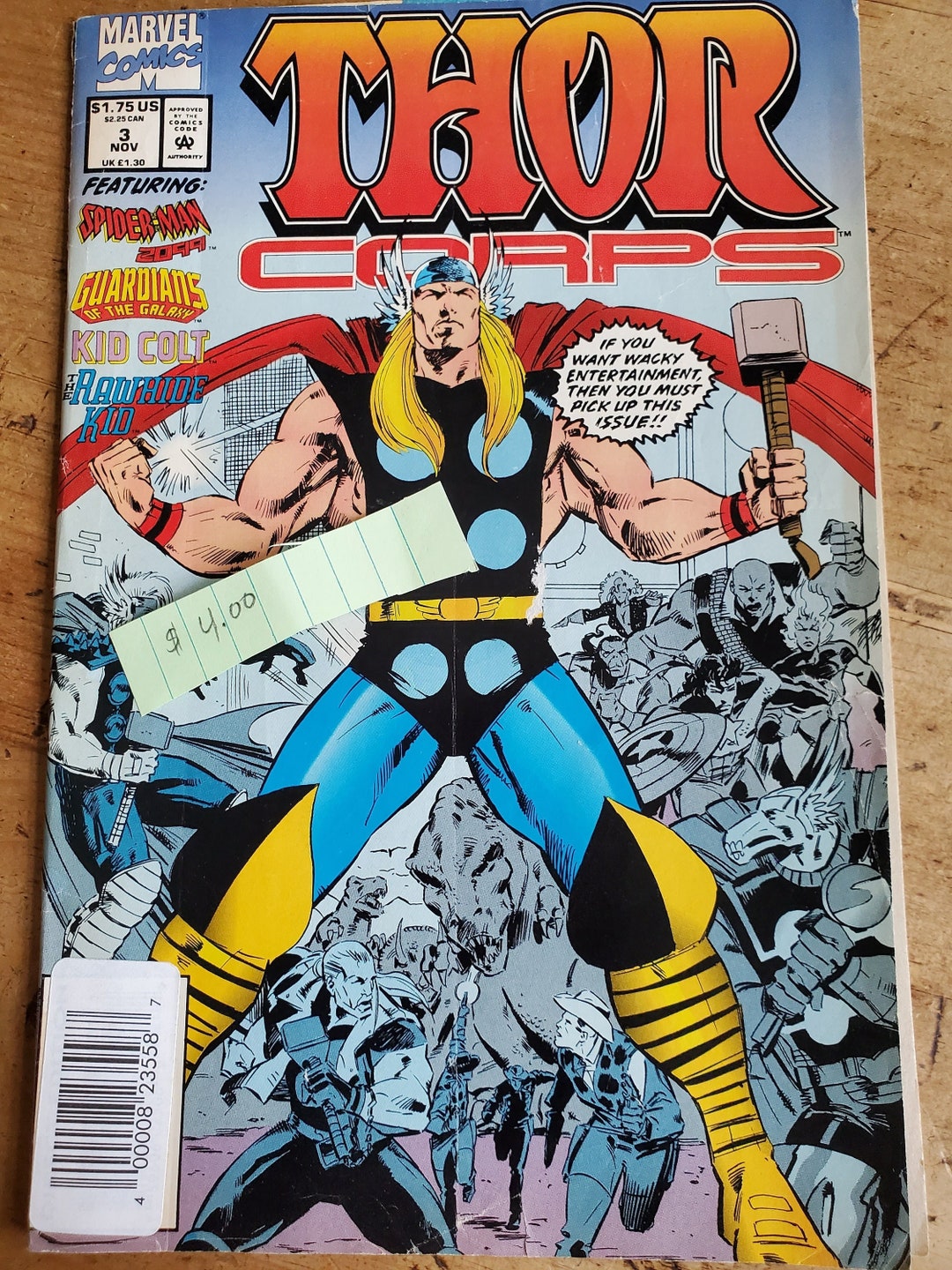 Vintage Marvel Comic THOR CORPS - Etsy