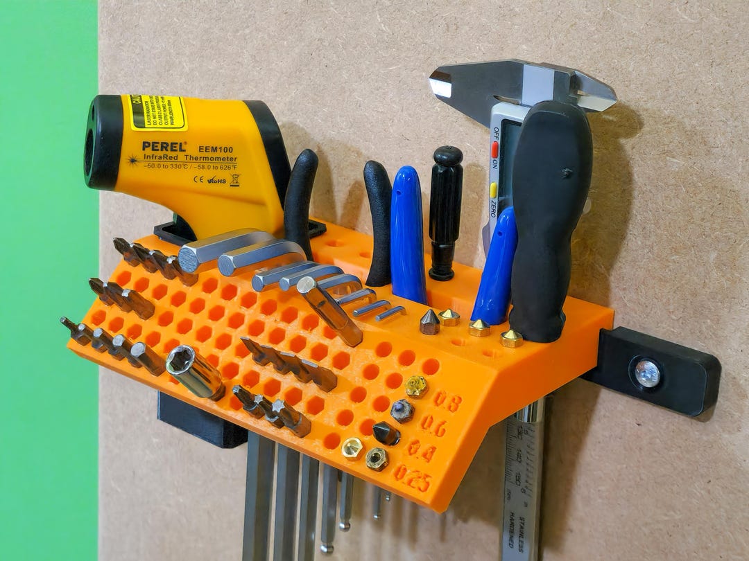 Tool Holder for 3D Printing Gadgets Bits/pliers/nozzles/... - STL File ...