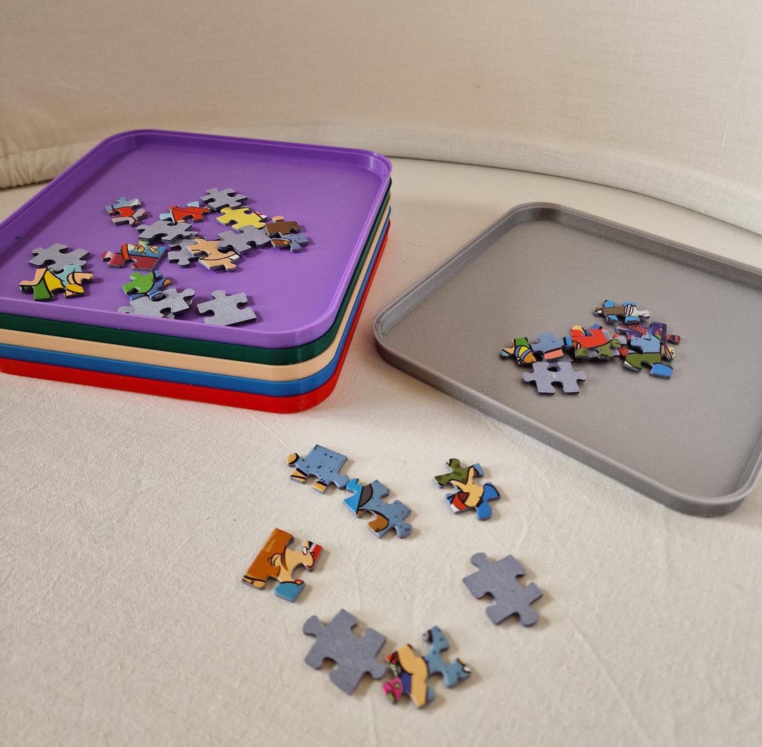 Stackable Puzzle Sorting Trays - 3D Printable STL Files - Etsy