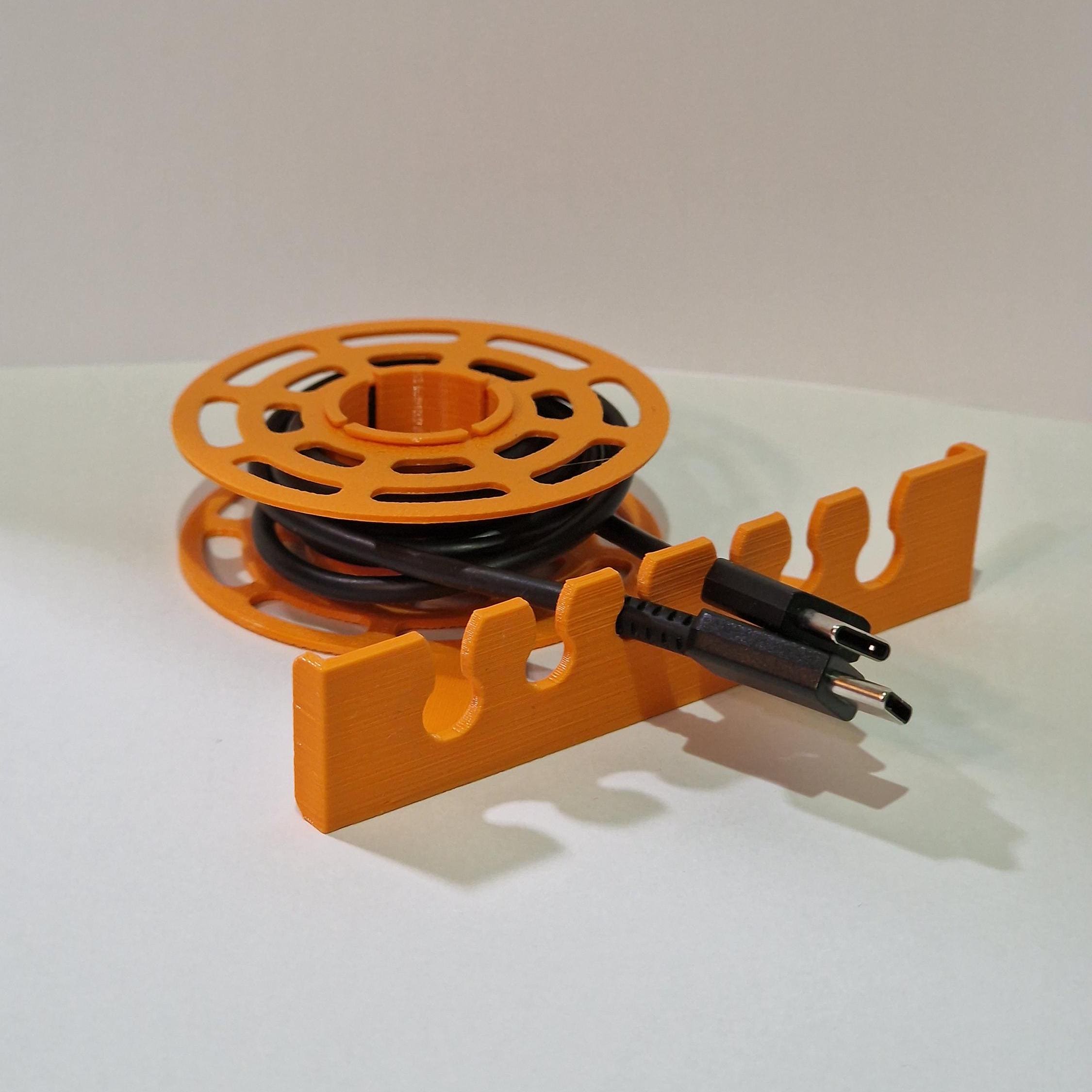 3D Printable USB Cable Organizer: Desk Wire Management Tool (STL ...