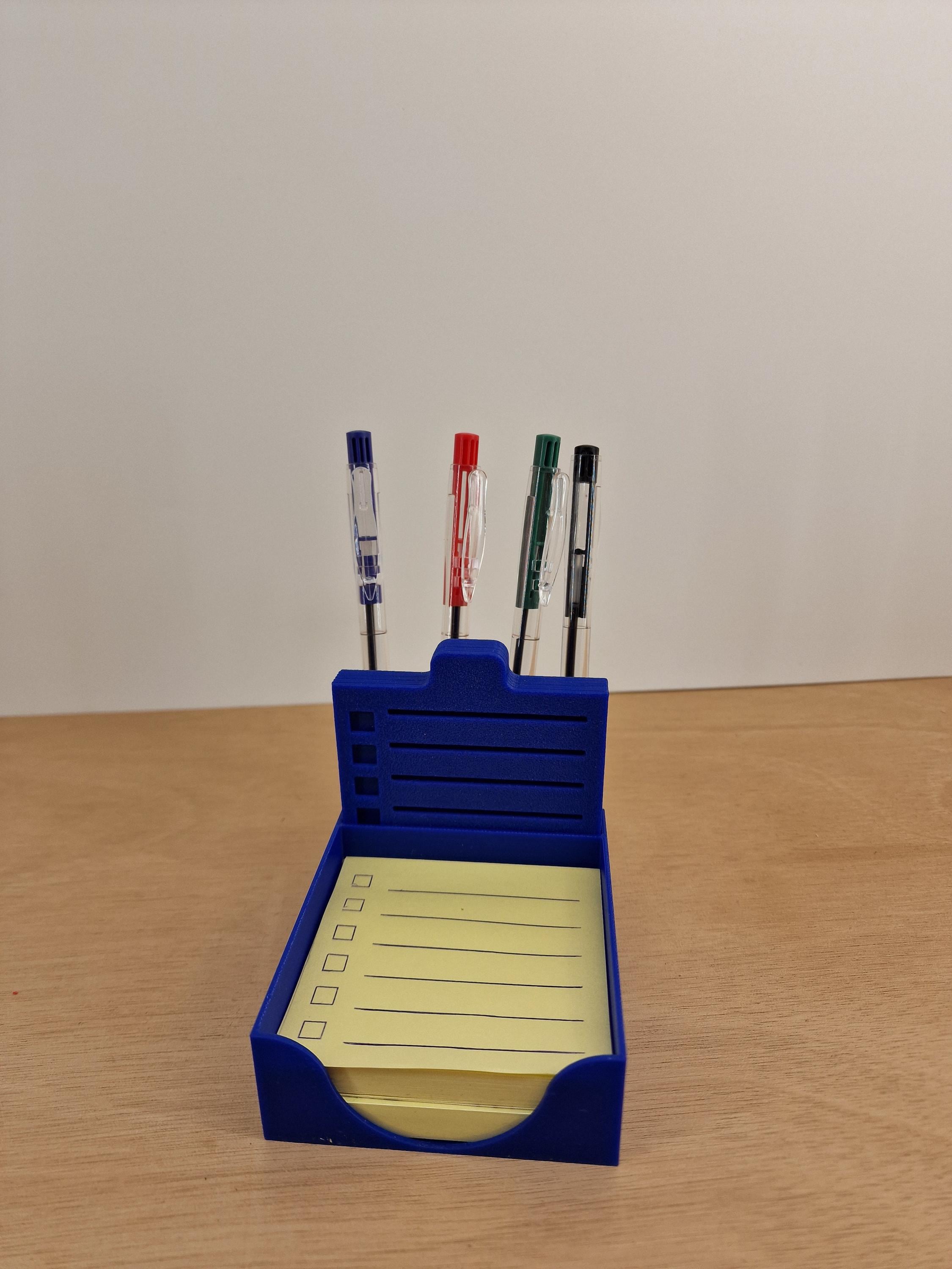 3D Printable Desk Organiser Post-it Holder Template – 3MF File for Easy ...