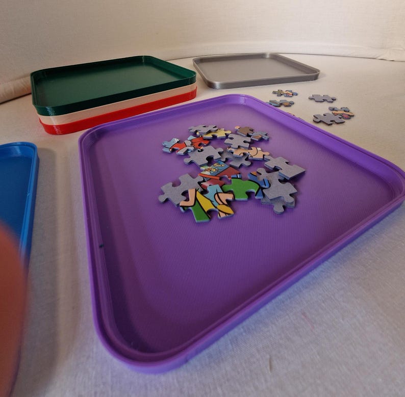 Stackable Puzzle Sorting Trays - 3D Printable STL Files - Etsy