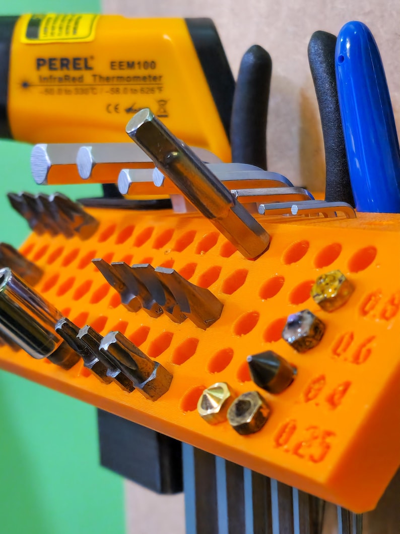 Tool Holder for 3D Printing Gadgets Bits/pliers/nozzles/... - STL File ...