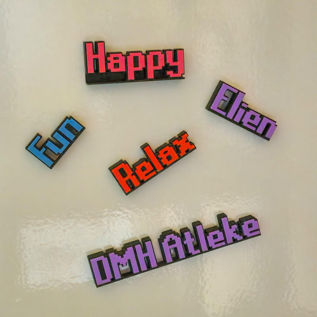 3D Printed Custom Name Magnet, Personalised Fridge Magnet for Home ...