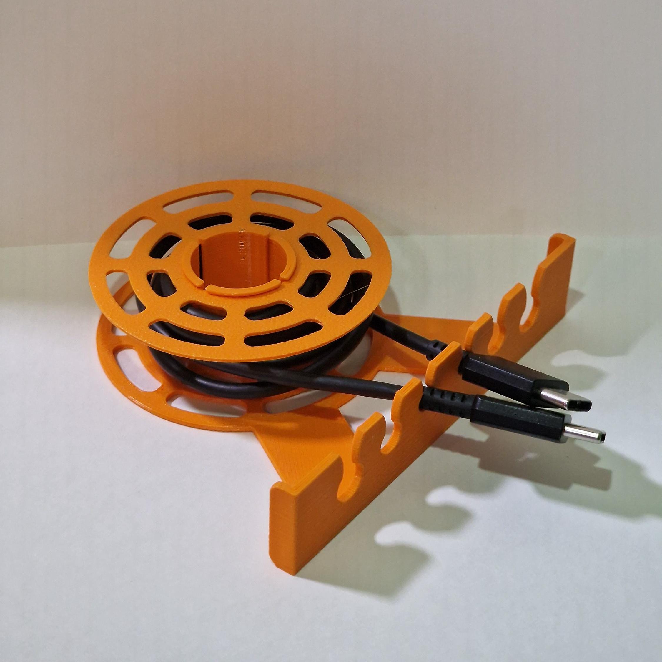 3D Printable USB Cable Organizer: Desk Wire Management Tool (STL ...