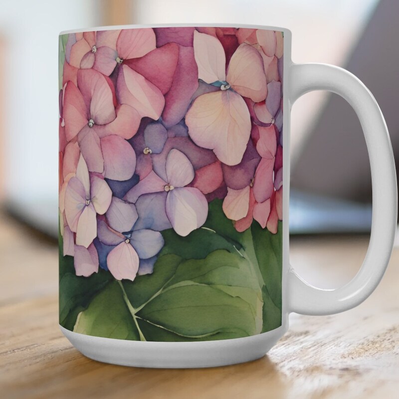 Hydrangea Tea Cup - Etsy