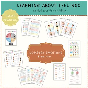 Worksheets About Emotions and Coping Skills for Children | Learning ...