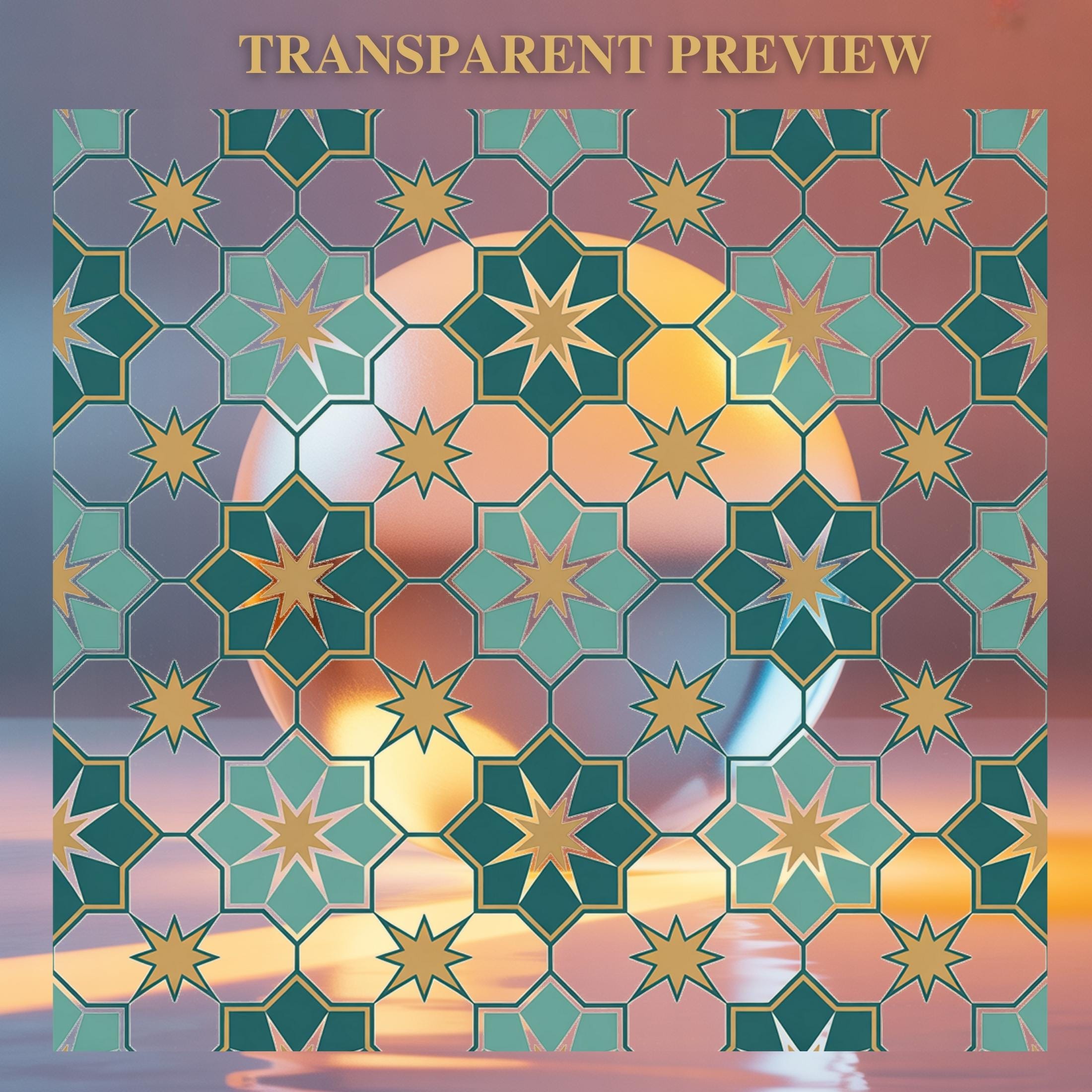 Moroccan Zellige Diamond Pattern | Gold & Turquoise (PNG + JPEG) - Etsy