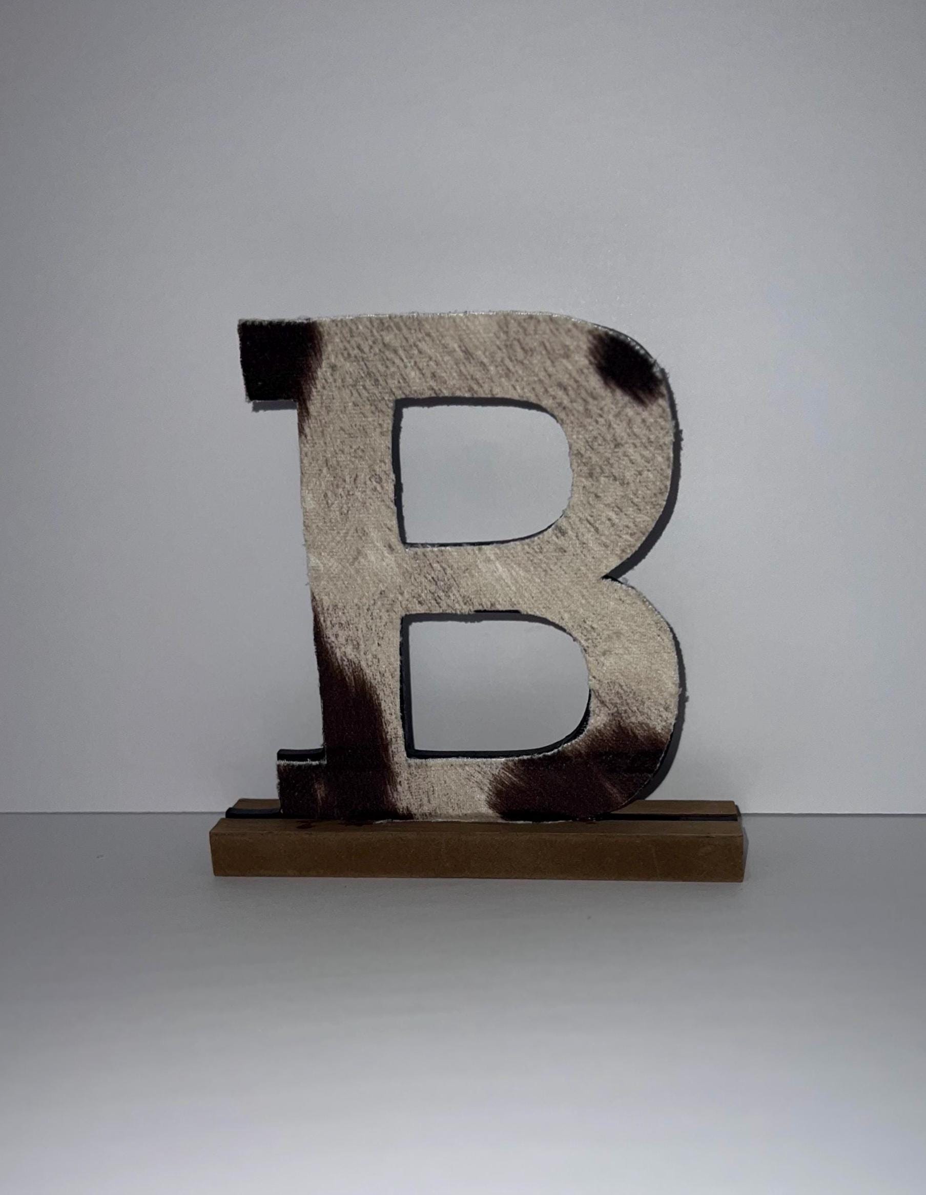 Cow Print Letters - Etsy