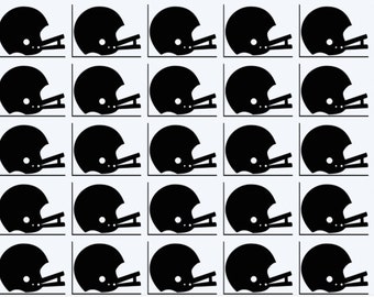 Oklahoma University Blue Line Mini Football Helmet Decals - Etsy