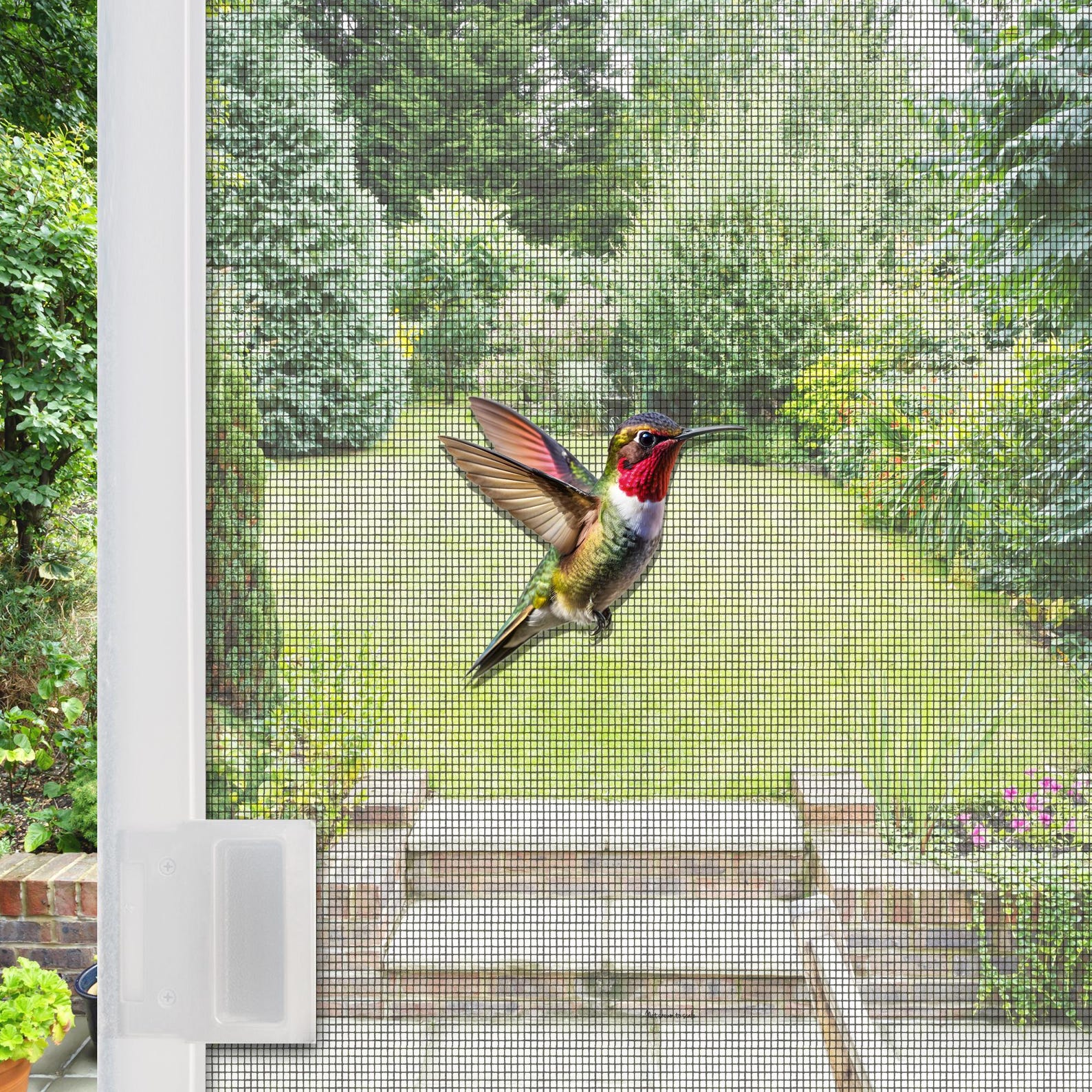Acrylic Screen Door Magnets | Anti-collision Screen Door Decorations ...