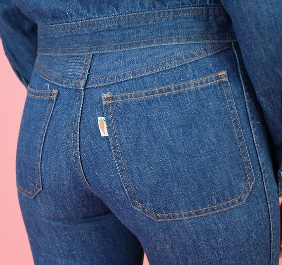 ViNtAgE 70's LEVI'S Fresh Produce Denim Jacket Bell +… - Gem