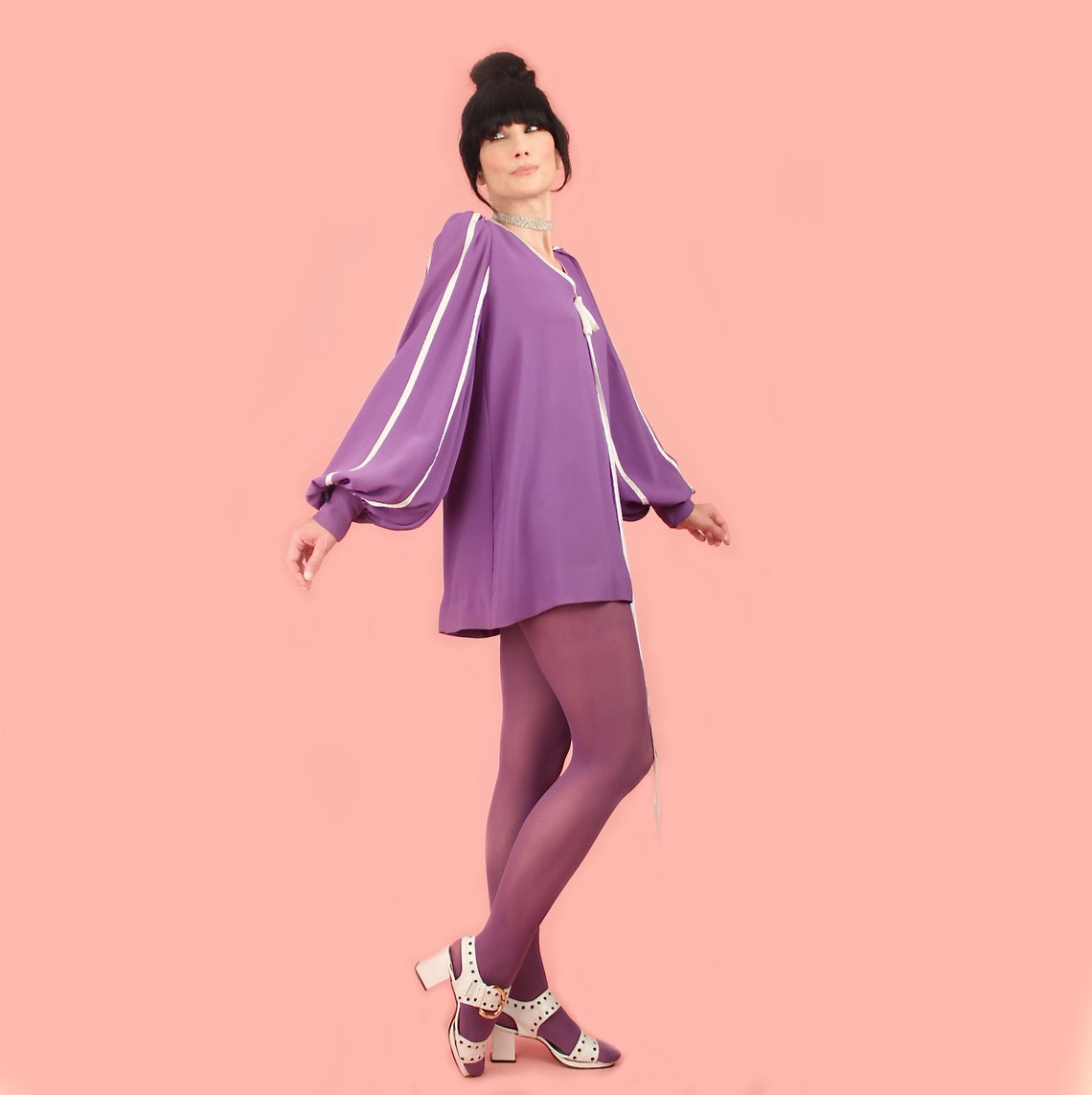 Vintage 1960's Tipper Ipper Appa From Granny Takes a Trip Mini Dress ...