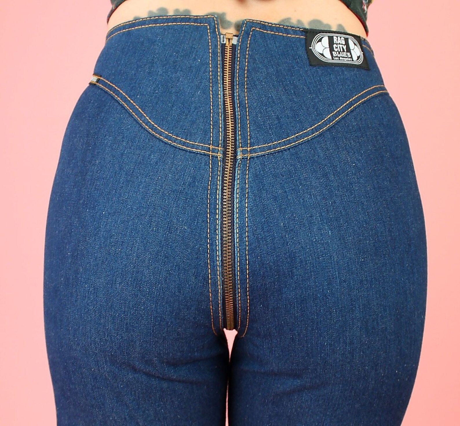 Vintage 80's Zip Around Jeans // RARE Original Denim - Etsy