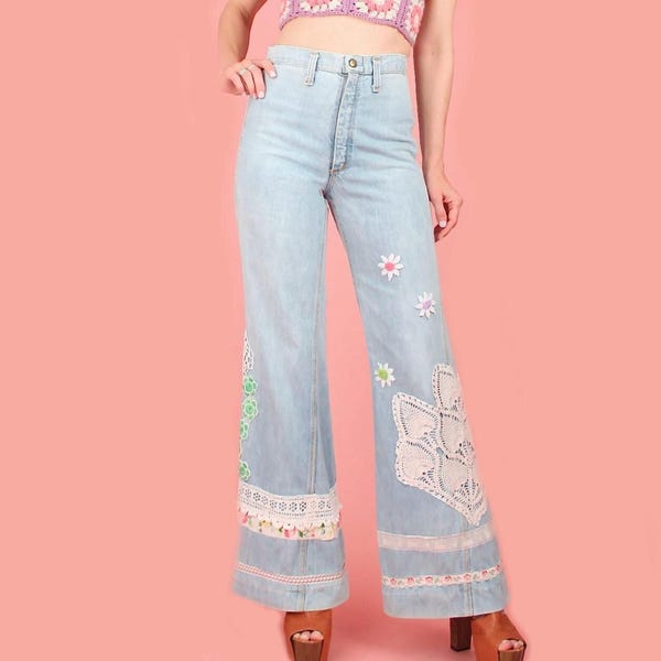 Bell Bottom Jeans - Etsy