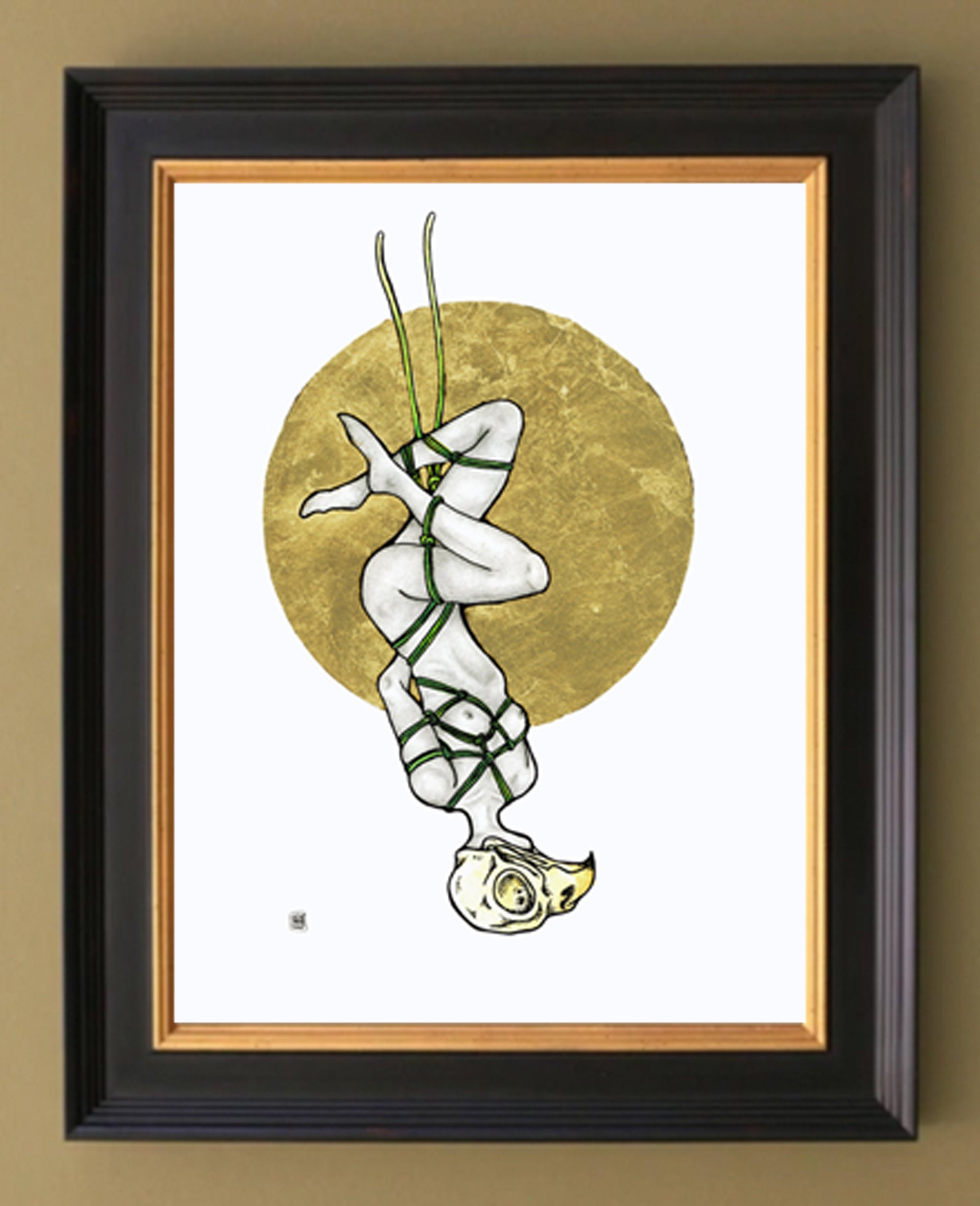 La Chusa - Hand EmbellishedbPrint - Etsy France