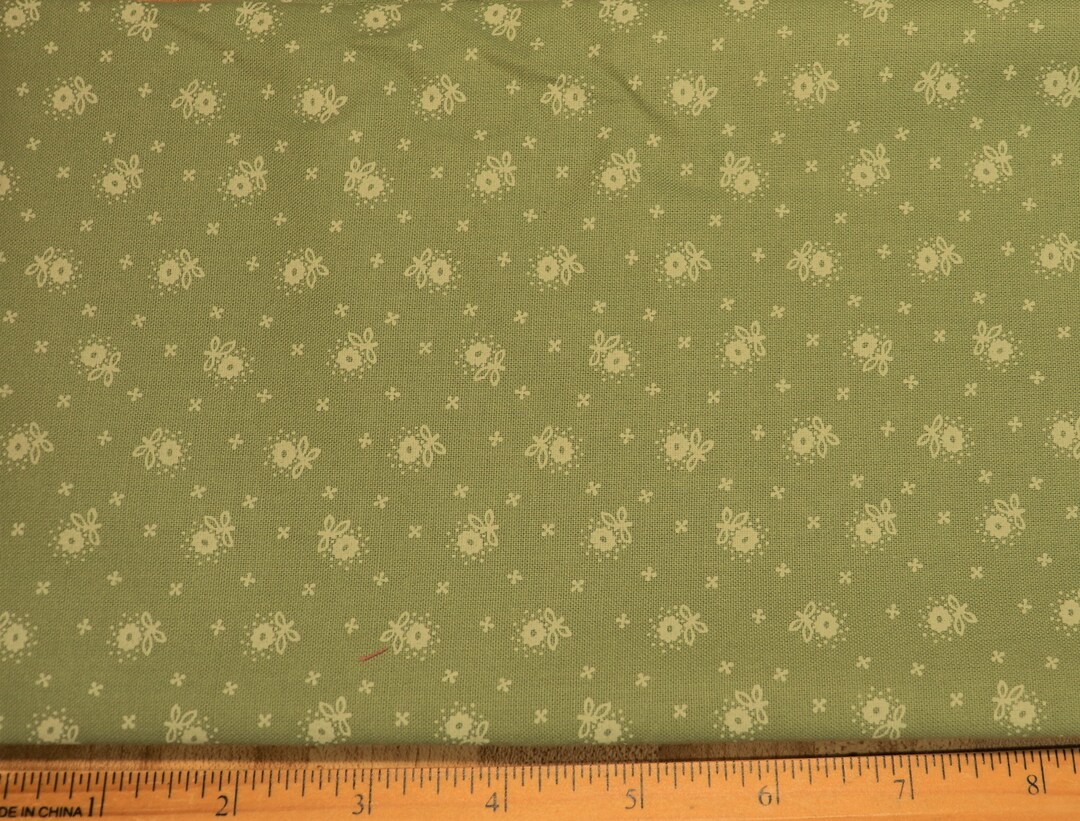 Country Essentials 2007/08 Spring Floral Green FQ 100% Cotton - Etsy