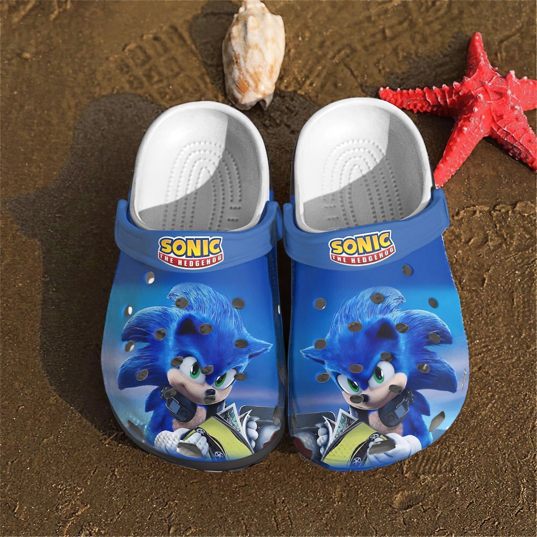 Sonic the Hedgehog Clogs, Sonic Cute Clogs, Women Men Clogs, Sandals ...