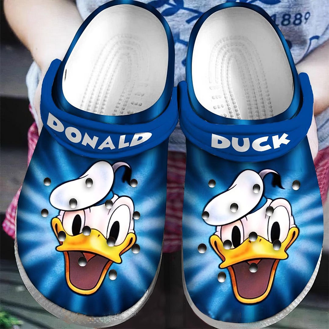 Donald Duck Clogs, Donald Disney Clogs, Donald Cute Clogs, Women Men ...