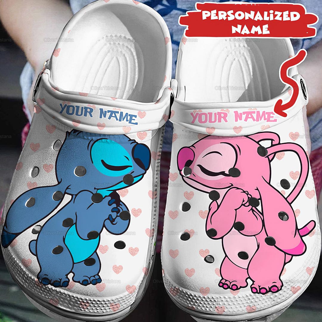 Stitch and Angel Sandal, Stitch Clogs, Stitch Clogs Shoes, Lilo and ...