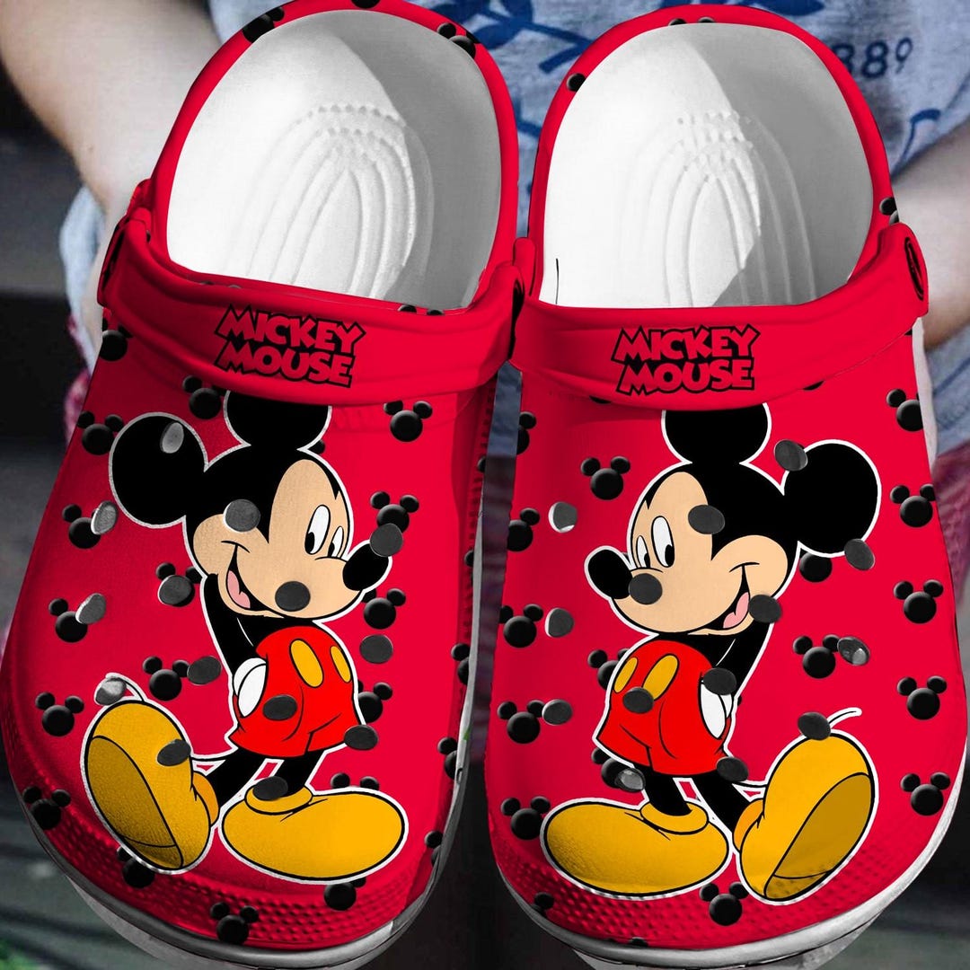 Mickey Mouse Clogs, Mickey Cute Clogs, Women Men Clogs, Beach Shoe ...