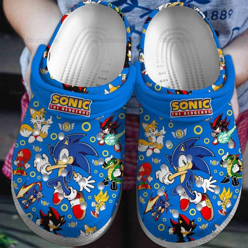 Sonic the Hedgehog Soap Shoes - Etsy