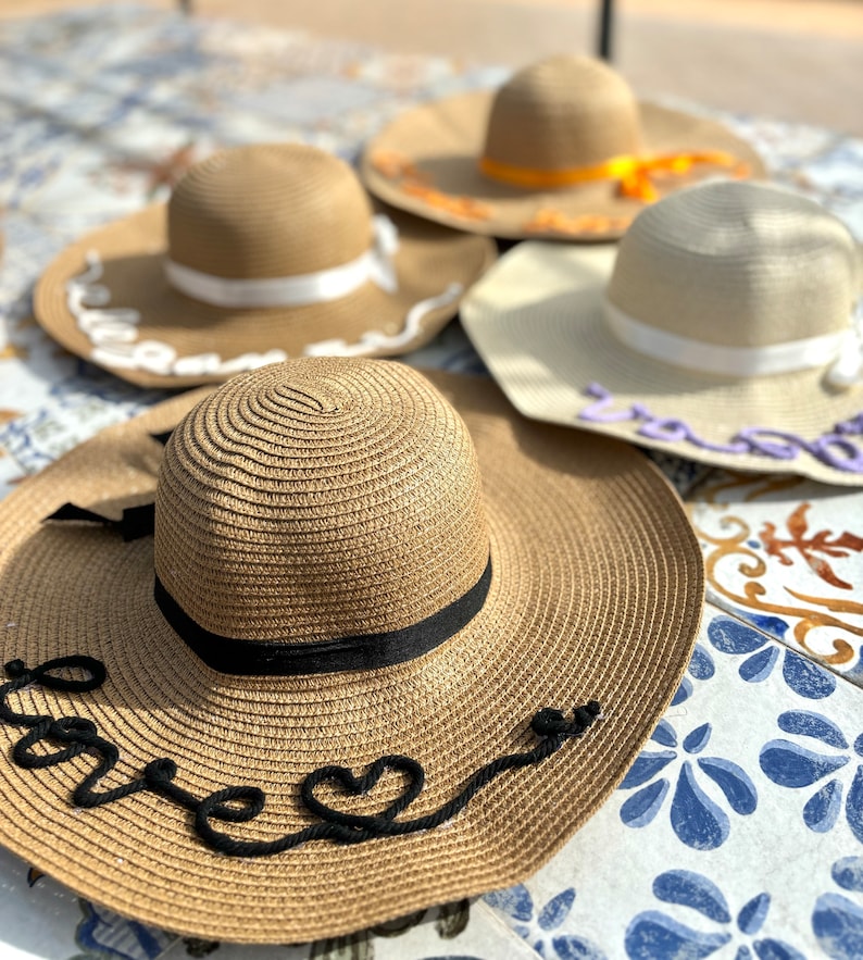 Personalized Straw Hat Summer Hat Elegant Hat Suitable for Any Type of ...