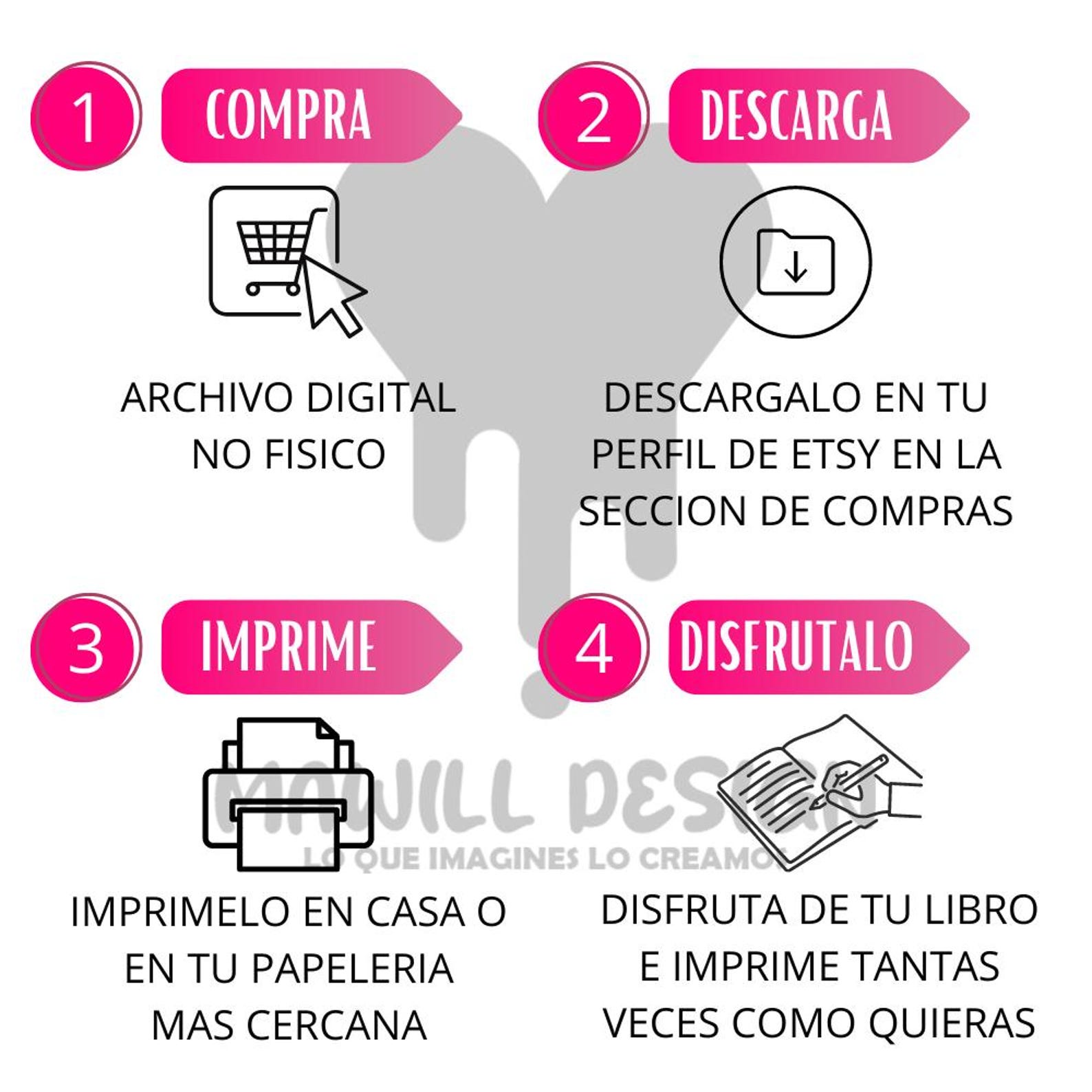 Nº2 / 50 Decorated Paper Set Printable Template / Set of 50 Decorated ...