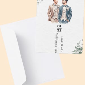 Gay Wedding Invitations/personalized & Custom Wedding Invitation Cards ...