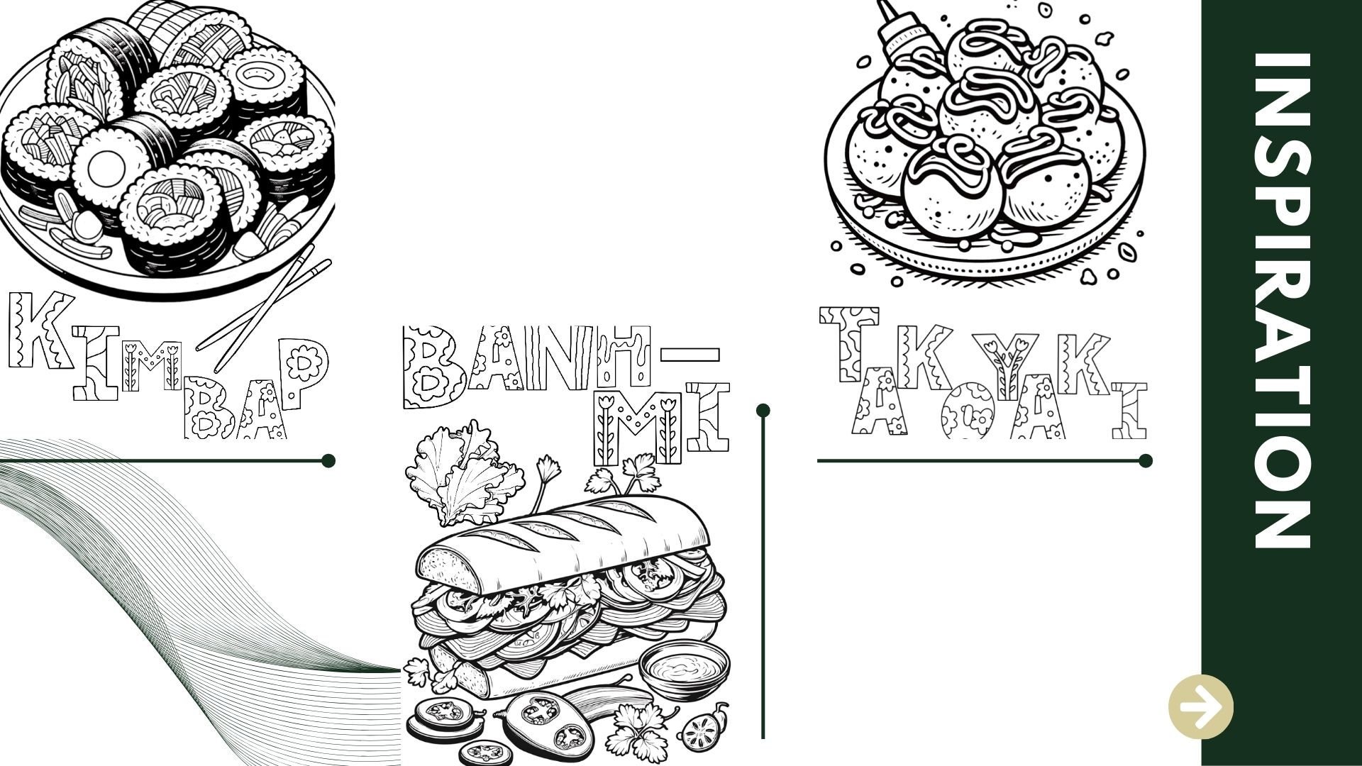 Food Coloring Book Bold & Easy/food Coloring Book Adults/adult Coloring ...