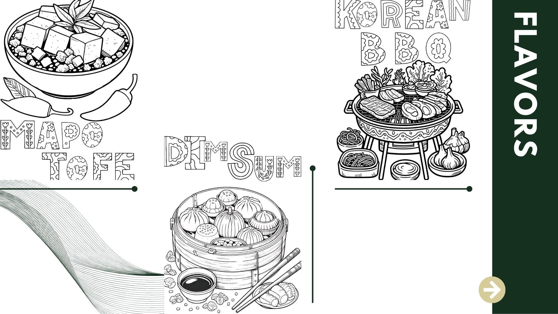 Food Coloring Book Bold & Easy/food Coloring Book Adults/adult Coloring ...