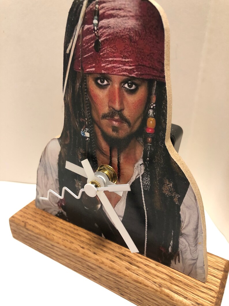 Johnny Depp Clock - Etsy