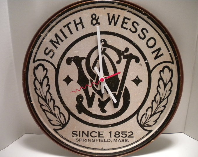 Smith & Wesson Clock - Etsy