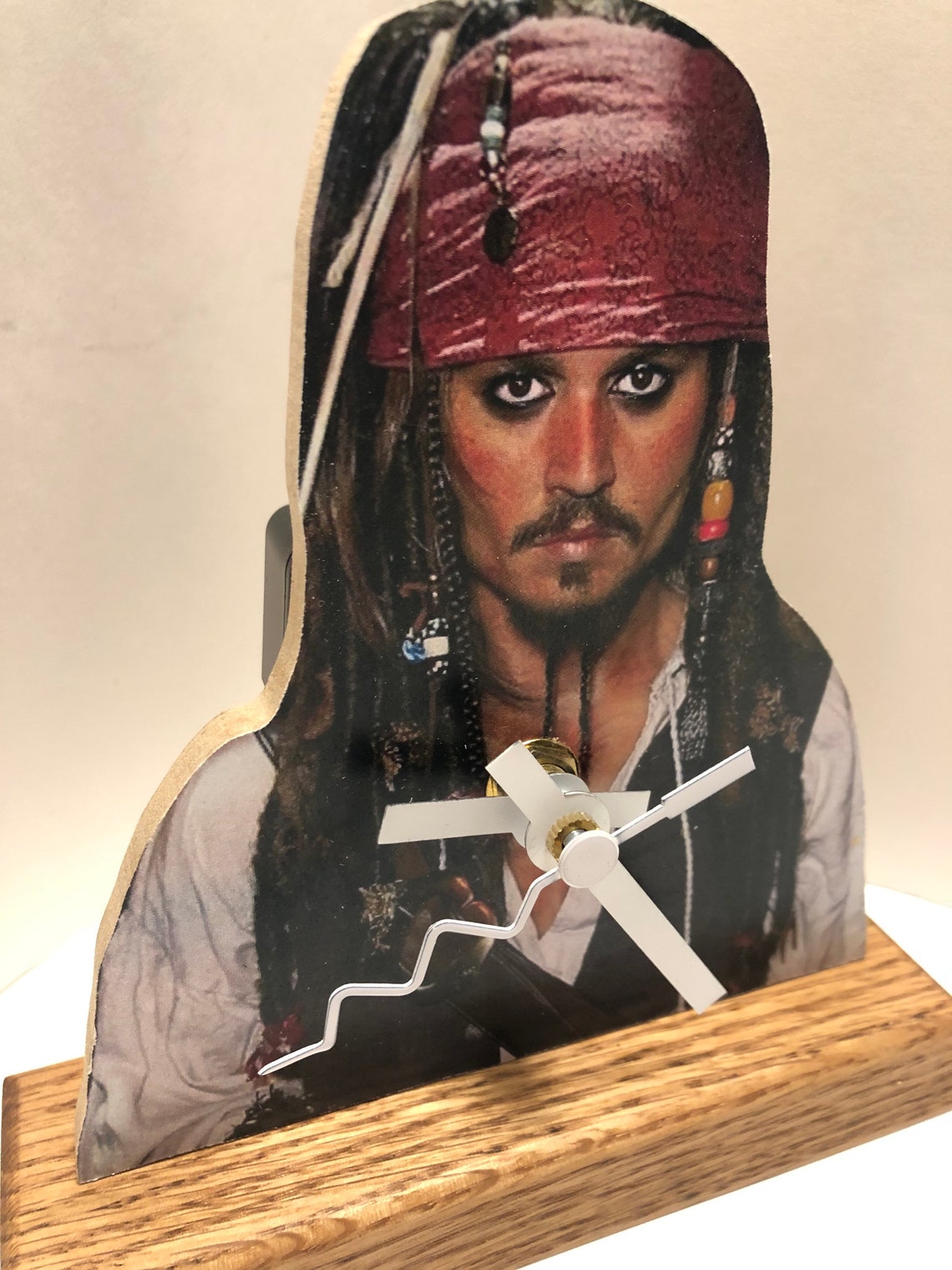 Johnny Depp Clock - Etsy
